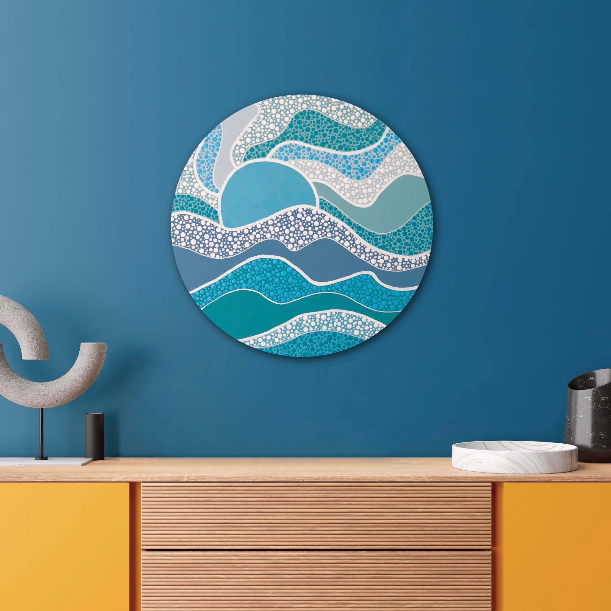 AQUA - Unique & Original Hand Painted Artworks | Nikki Silk | Brisbane ...