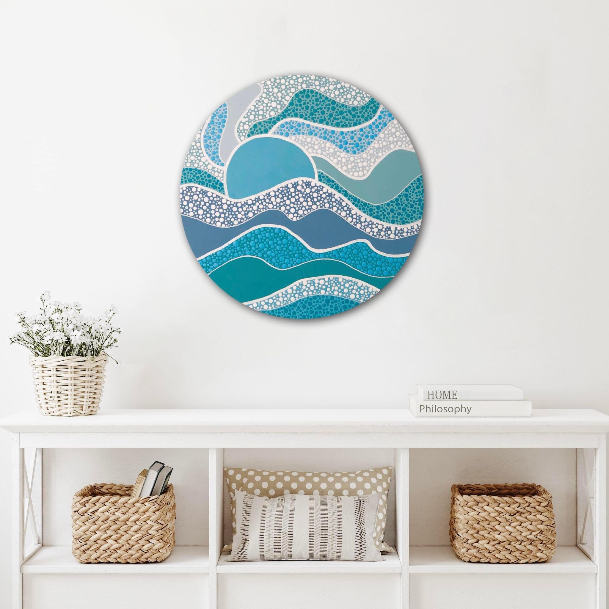 AQUA - Unique & Original Hand Painted Artworks | Nikki Silk | Brisbane ...