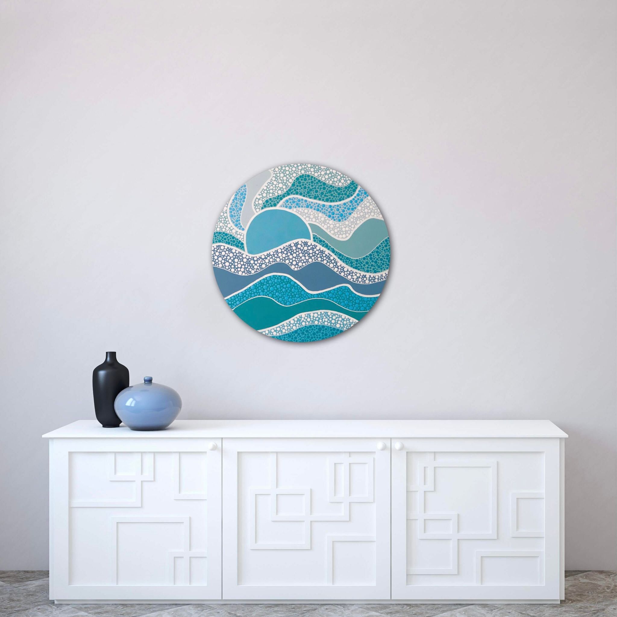 AQUA - Unique & Original Hand Painted Artworks | Nikki Silk | Brisbane ...