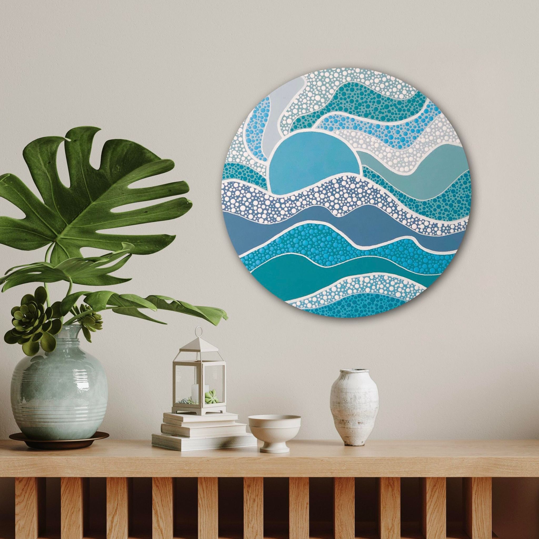AQUA - Unique & Original Hand Painted Artworks | Nikki Silk | Brisbane ...