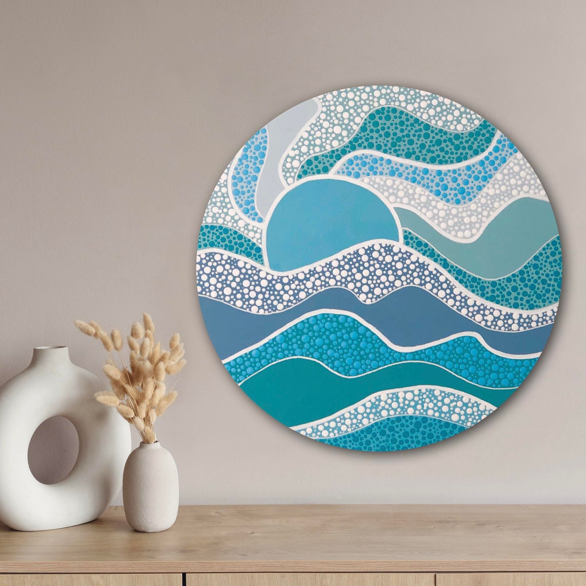 AQUA - Unique & Original Hand Painted Artworks | Nikki Silk | Brisbane ...