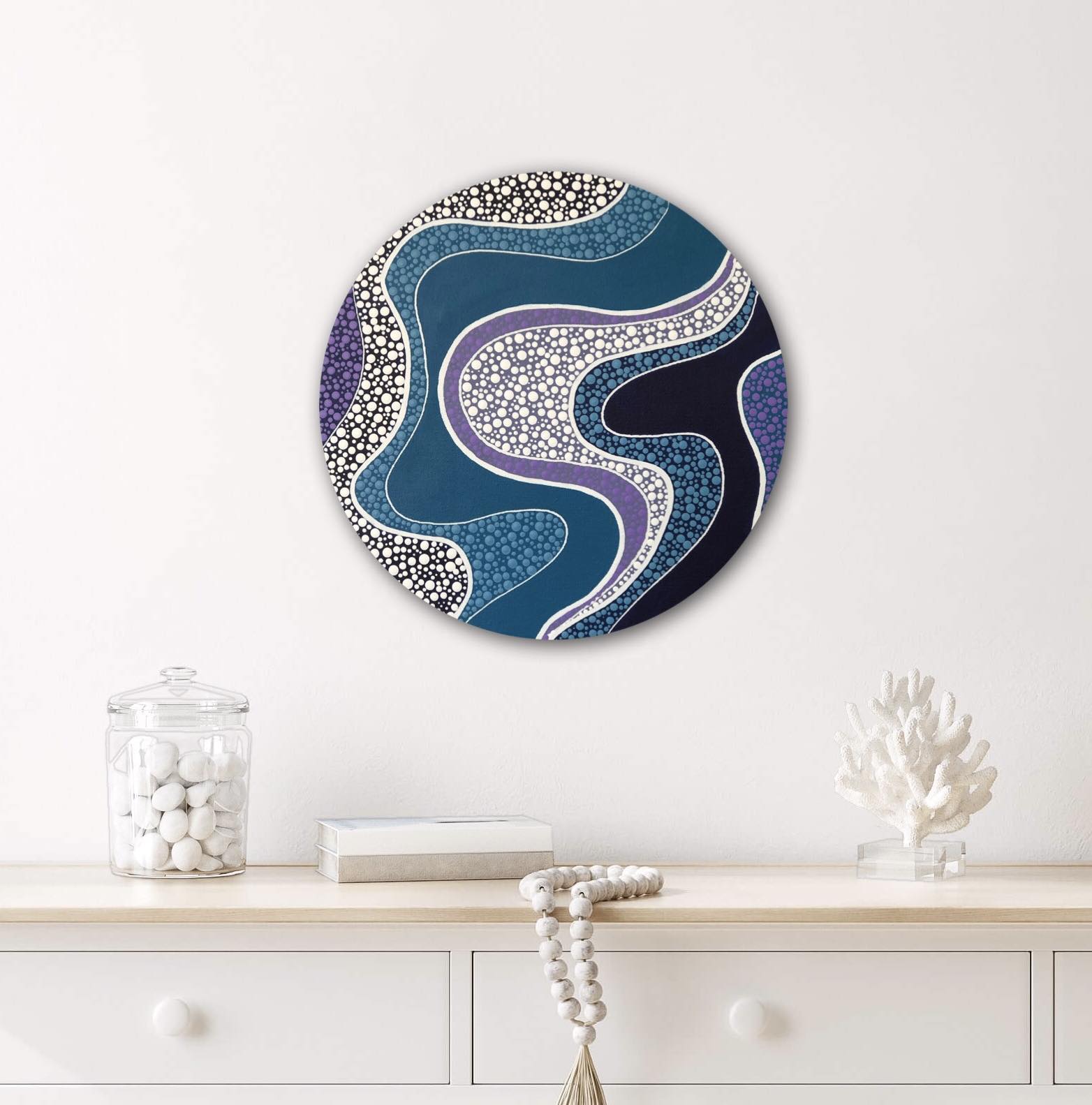 BLUEBERRY - Unique & Original Hand Painted Artworks | Nikki Silk ...