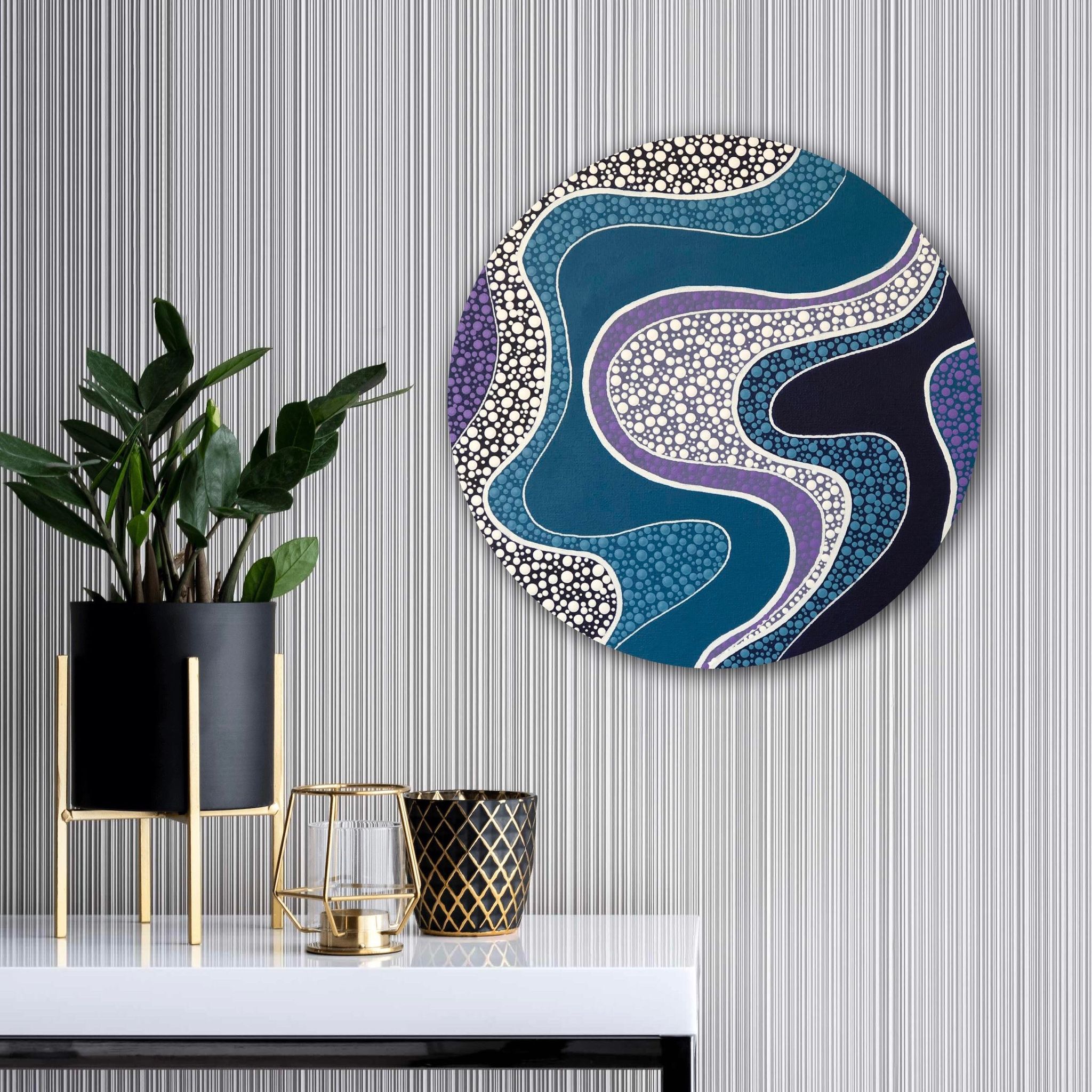 BLUEBERRY - Unique & Original Hand Painted Artworks | Nikki Silk ...