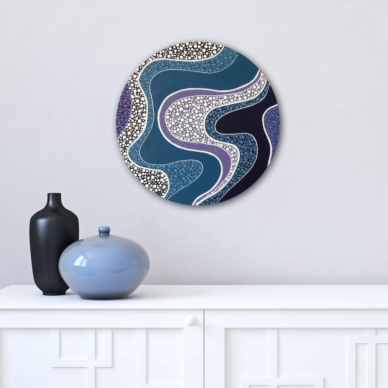 BLUEBERRY - Unique & Original Hand Painted Artworks | Nikki Silk ...