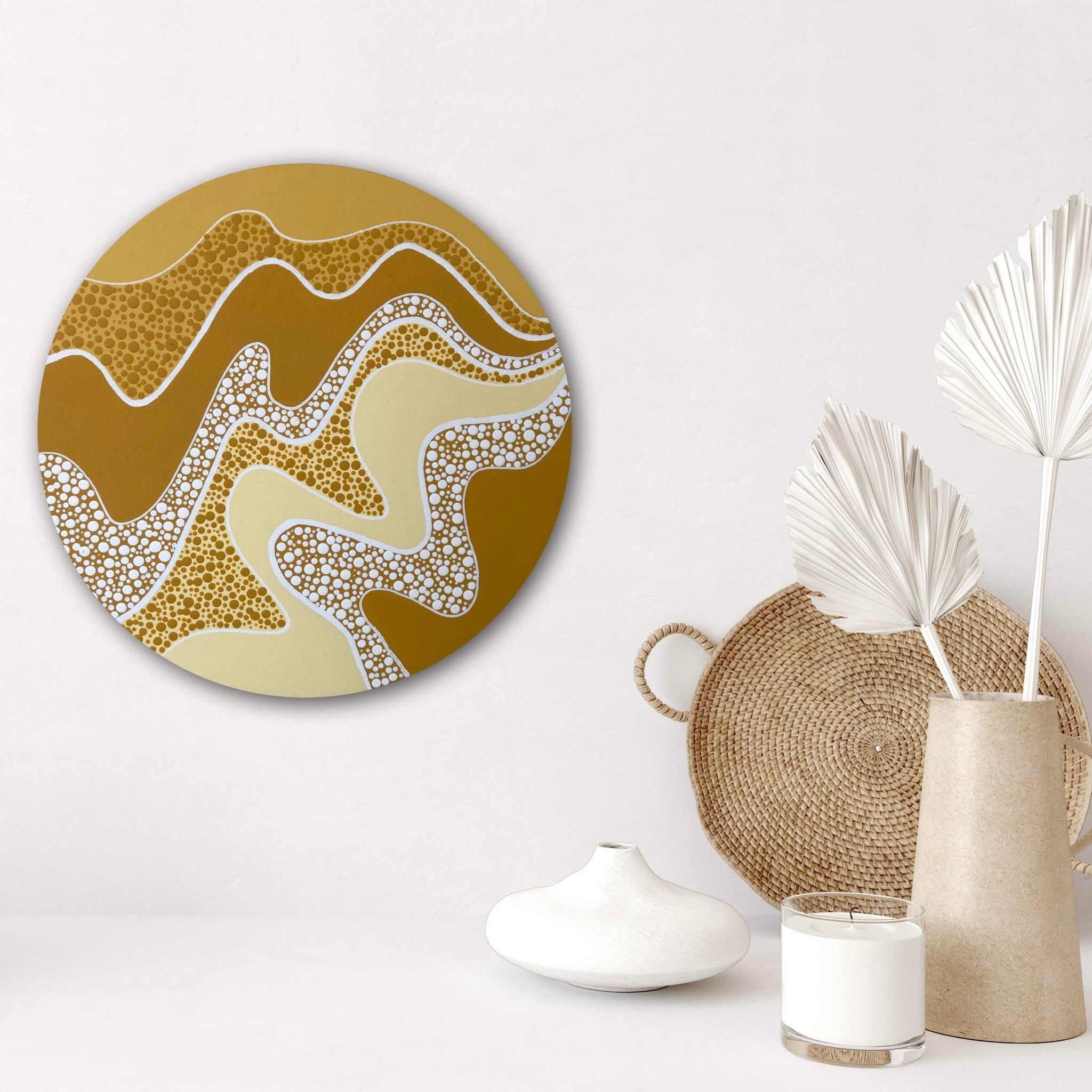 WATTLE - Unique & Original Hand Painted Artworks | Nikki Silk ...