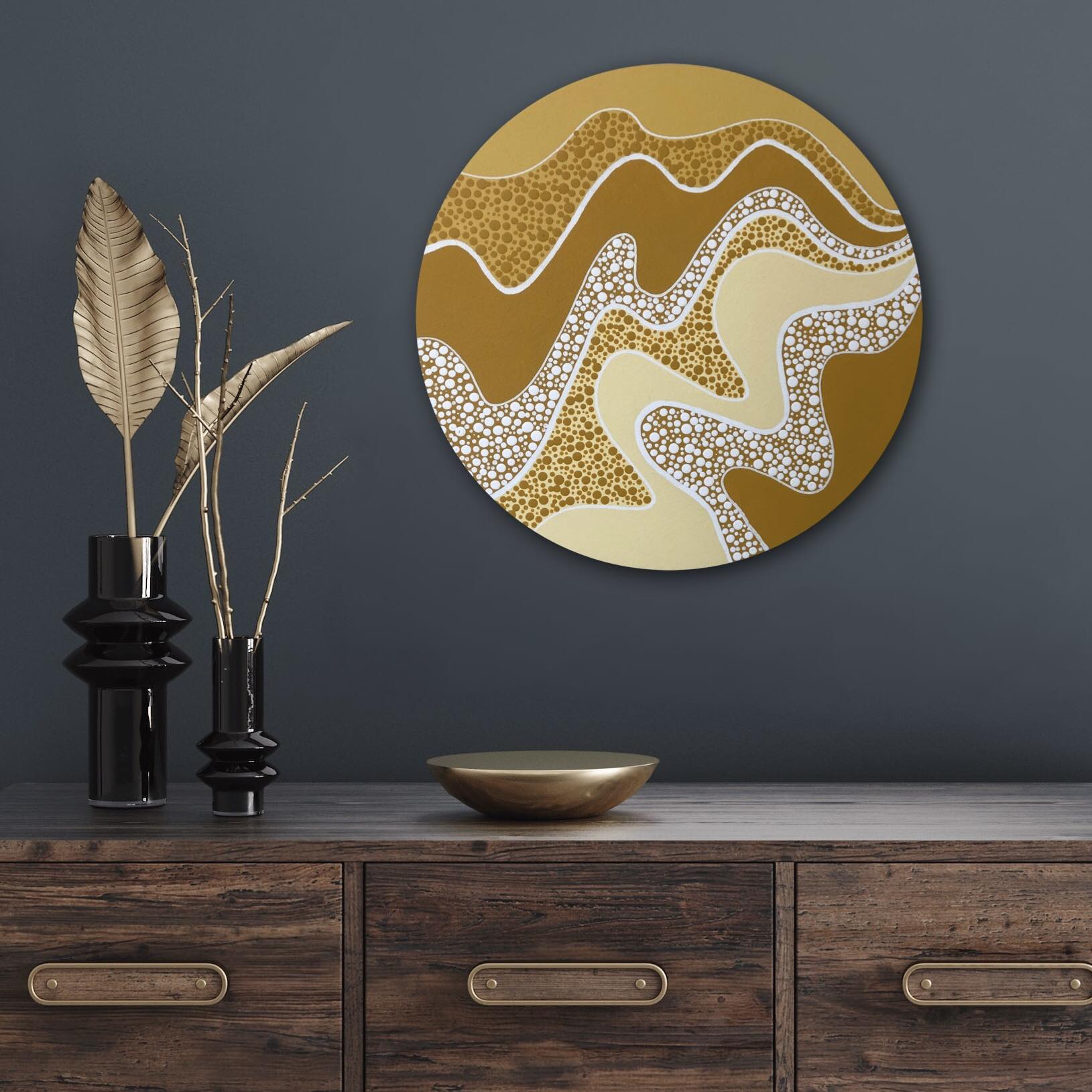 WATTLE - Unique & Original Hand Painted Artworks | Nikki Silk ...