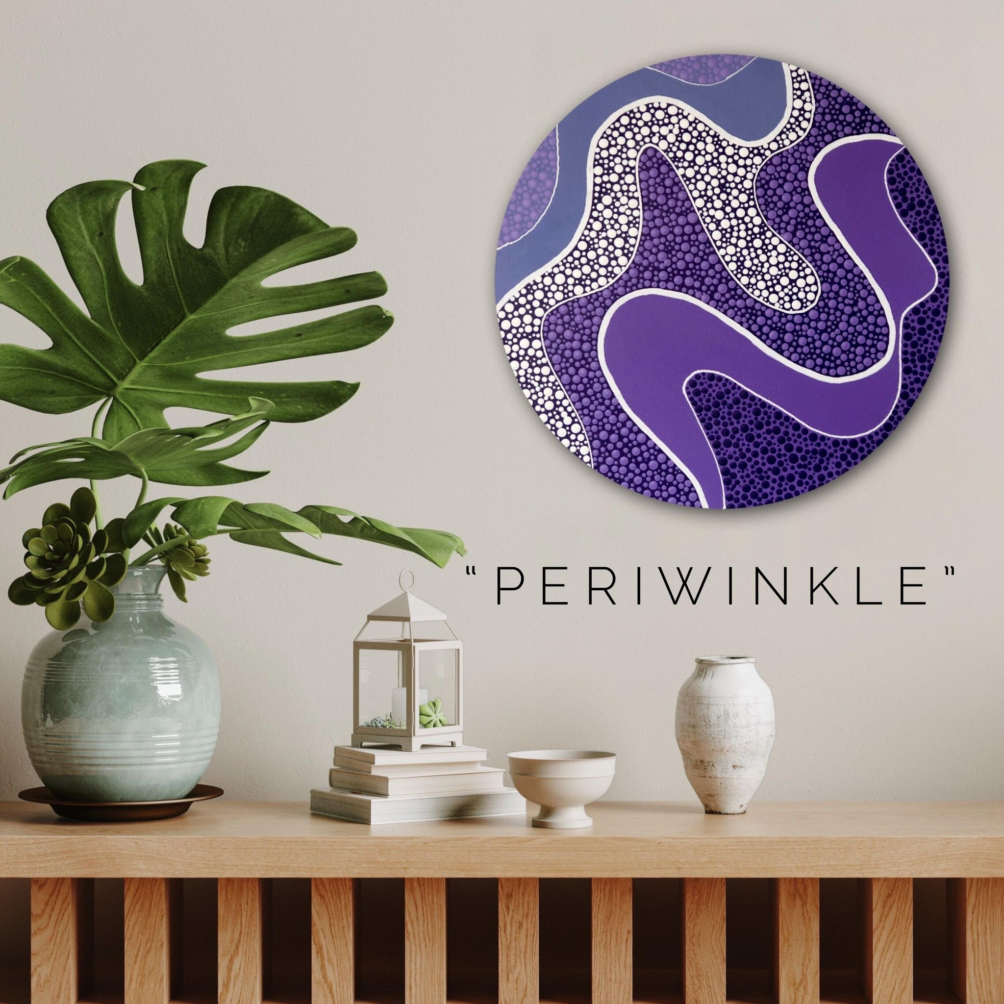 PERIWINKLE - Unique & Original Hand Painted Artworks | Nikki Silk ...