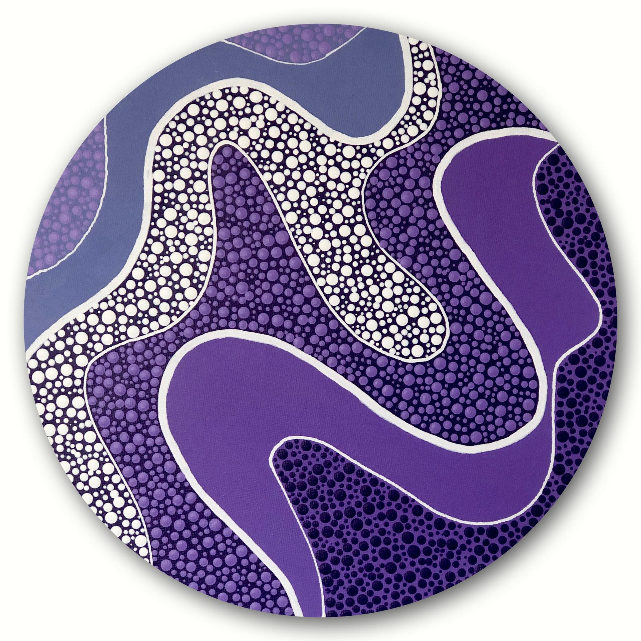 PERIWINKLE - Unique & Original Hand Painted Artworks | Nikki Silk ...