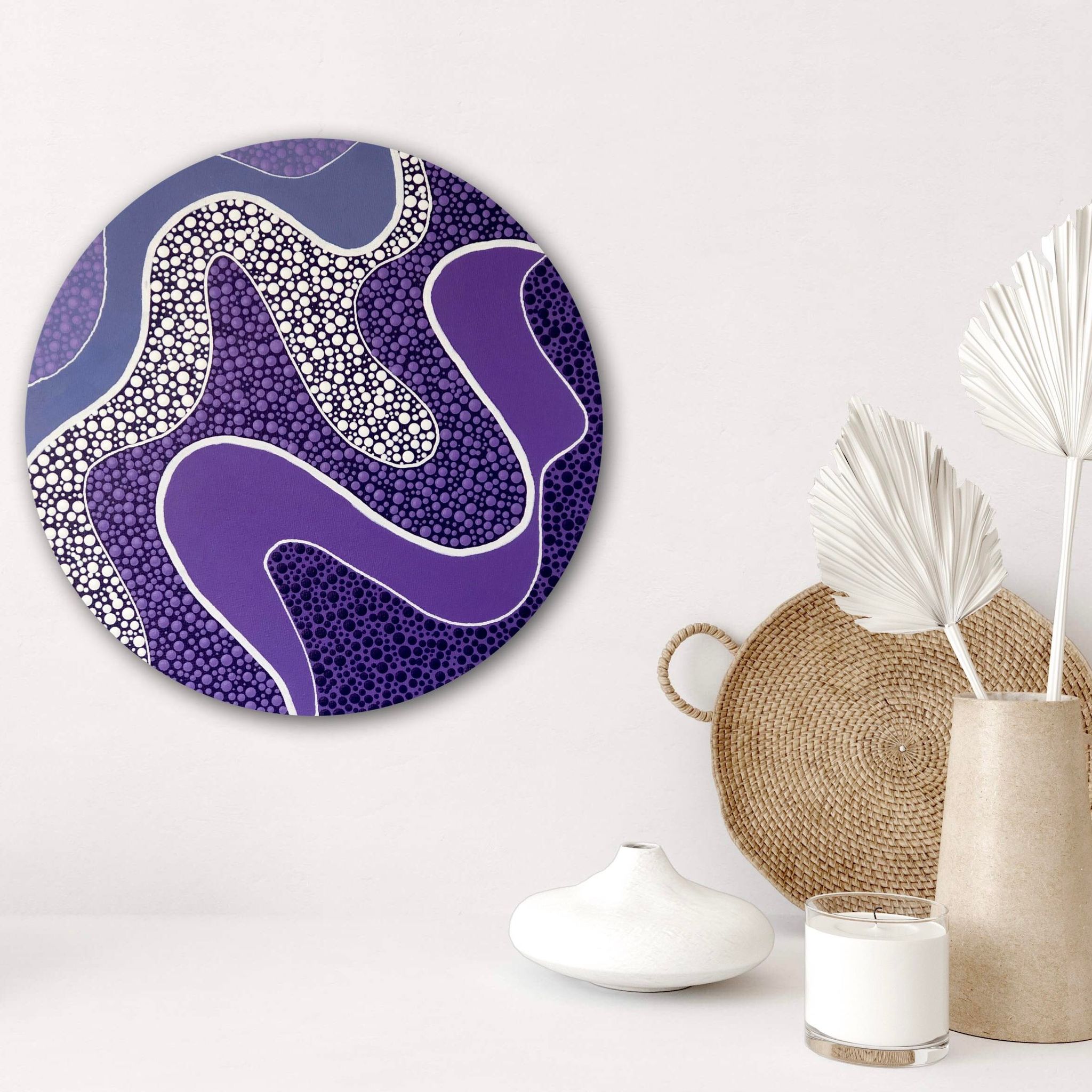 PERIWINKLE - Unique & Original Hand Painted Artworks | Nikki Silk ...