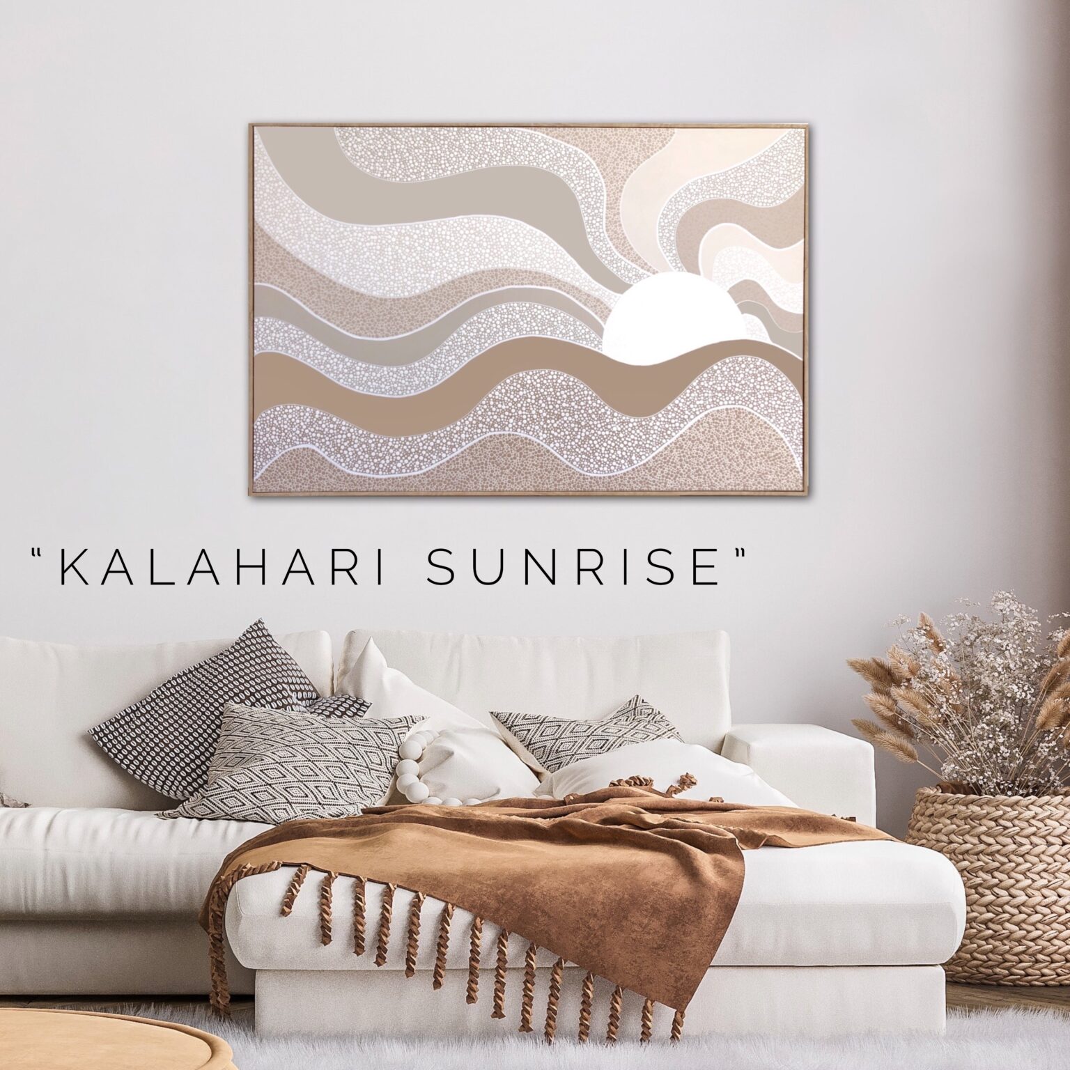 KALAHARI SUNRISE - Unique & Original Hand Painted Artworks | Nikki Silk ...
