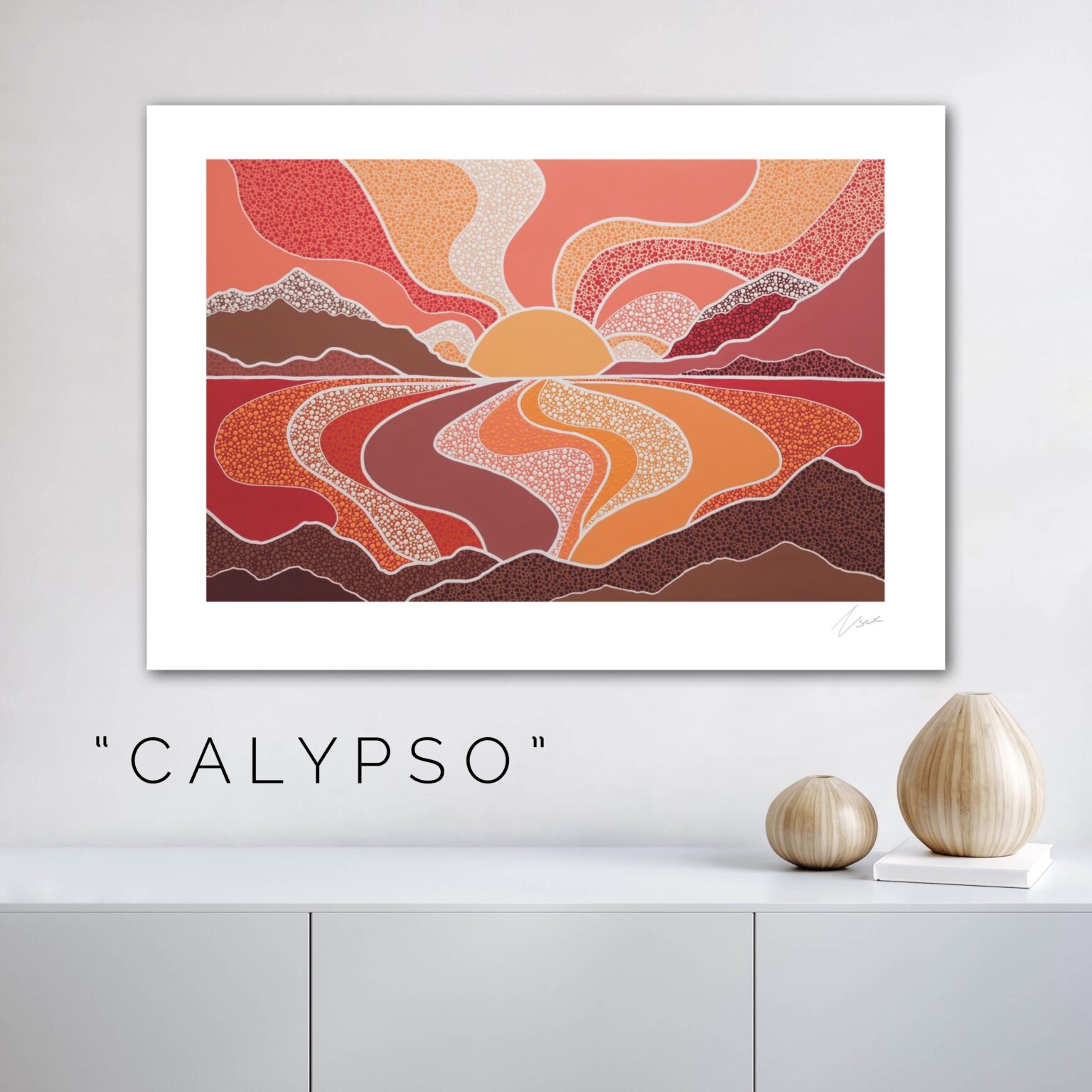 "CALYPSO" - PRINT - Nikki Silk Art (Australian Artist)