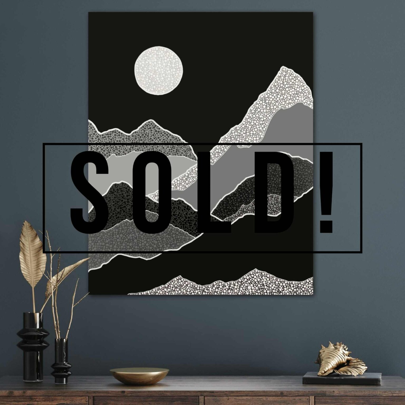 SHADOW RIDGE - Unique & Original Hand Painted Artworks | Nikki Silk ...
